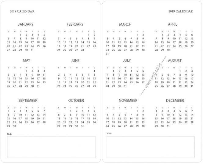 Weekly Planner 2019 pod Telah Terbit di pasaran - Cetak Buku, Custom ...