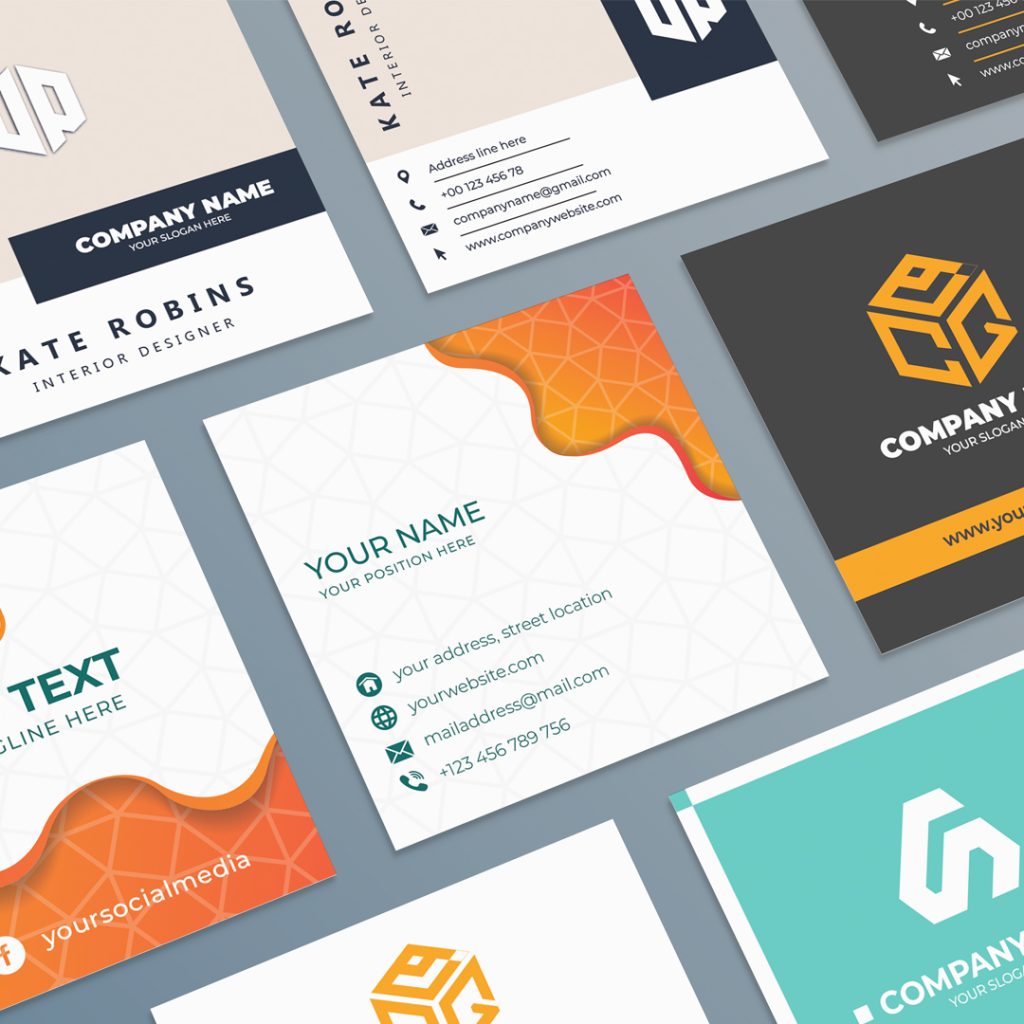 Kartu Nama Template - Cetak Buku, Custom Notebook, Kartu Nama, Brosur