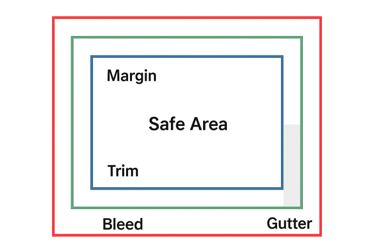 Mengenal Istilah Margin, Trim, Safe Area, Bleed dalam Desain cetak